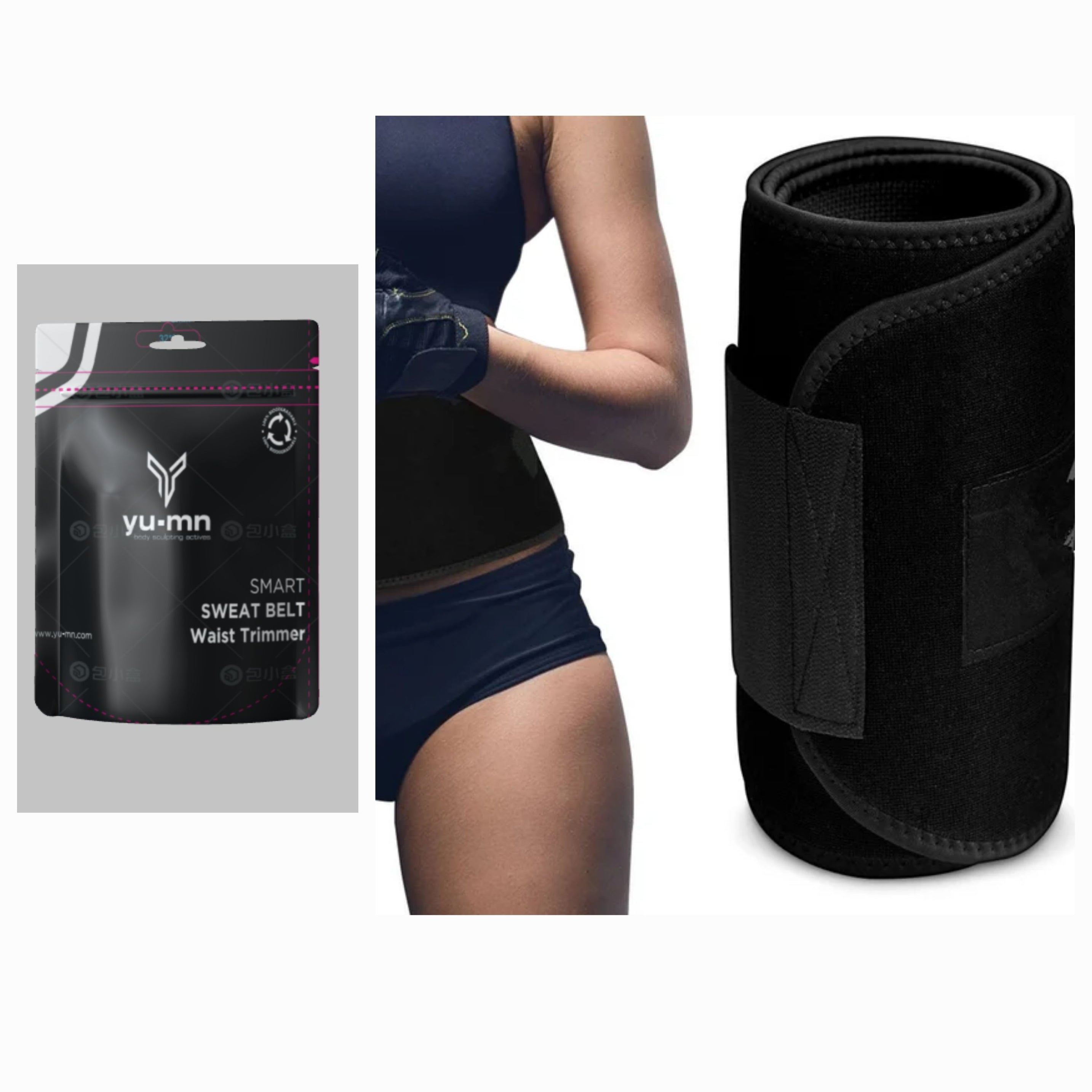 YU-MN SMART FITNESS WAIST TRAINER WITH - NANO SILVER LINING | Yu-mn